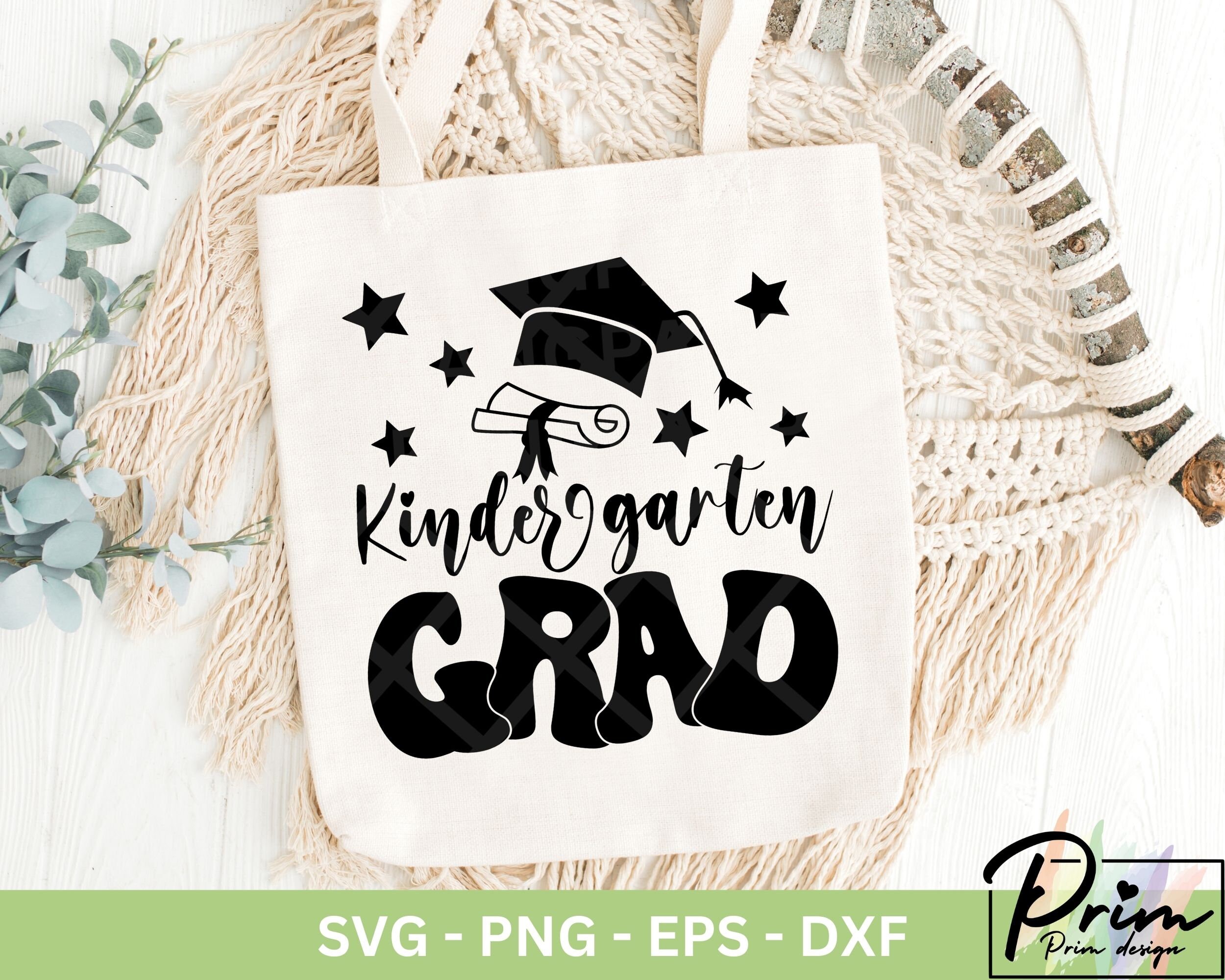 Kindergarten Grad Svg, 2024 Kinder Graduate Svg, Kindergarten Graduate ...