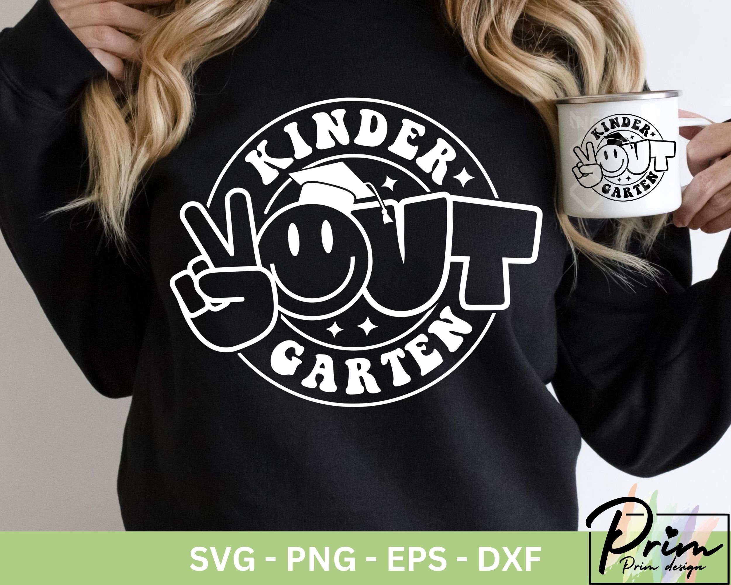 Kindergarten Svg, Peace Out Kindergarten SVG, End of School Svg ...