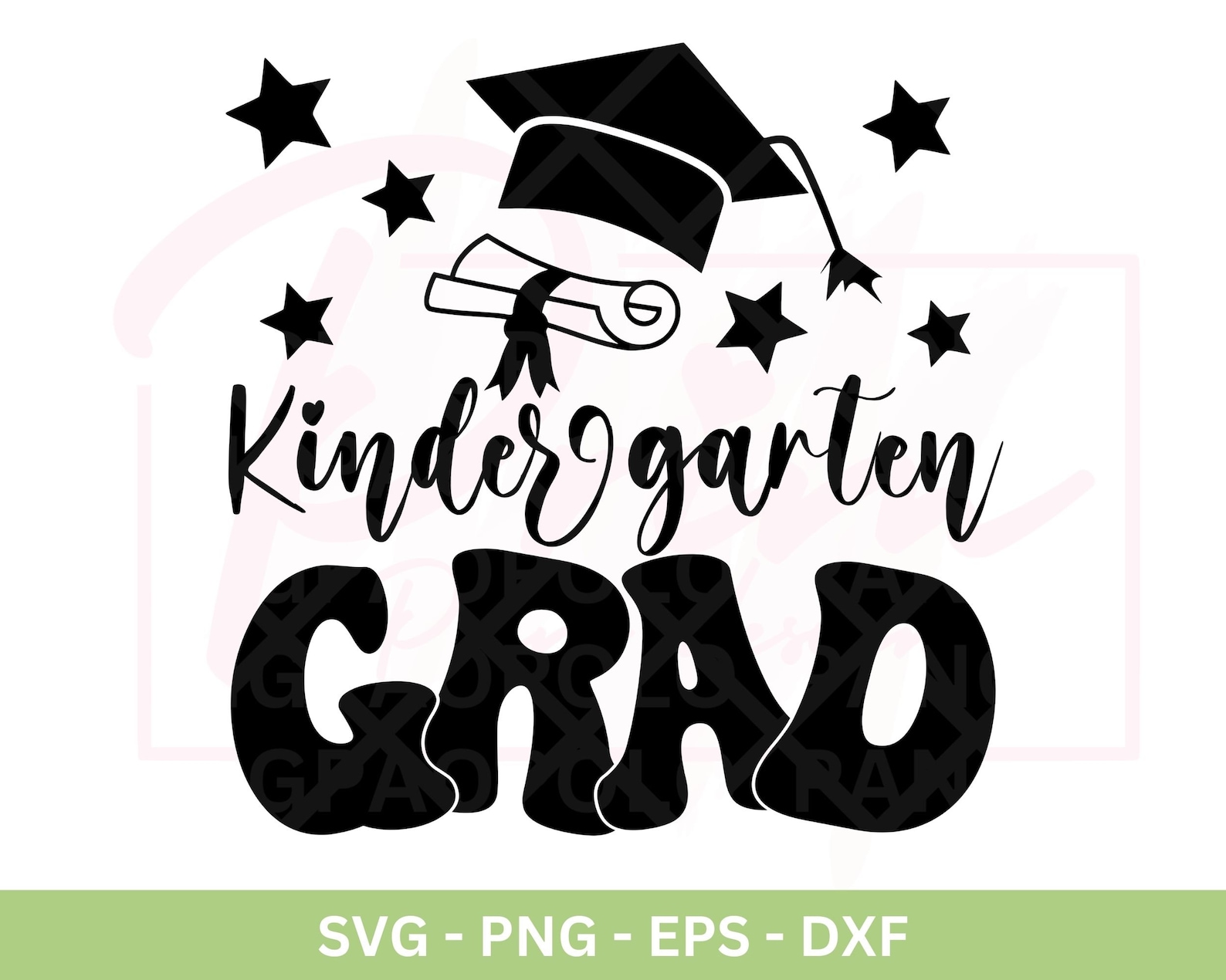 Kindergarten Grad Svg, 2024 Kinder Graduate Svg, Kindergarten Graduate ...