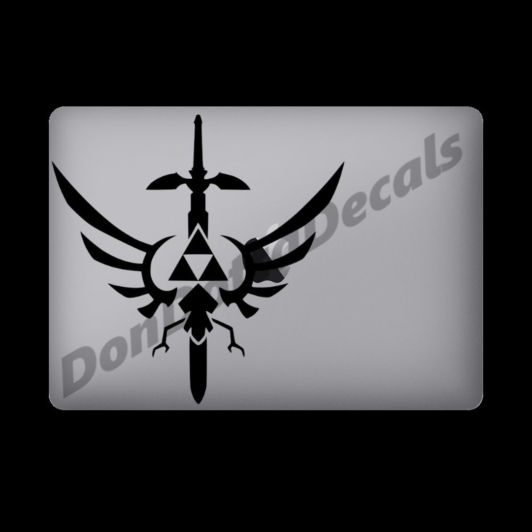 Sword Triforce Logo - MacBook Decal - Vinyl Decal - Car Decal - Etsy