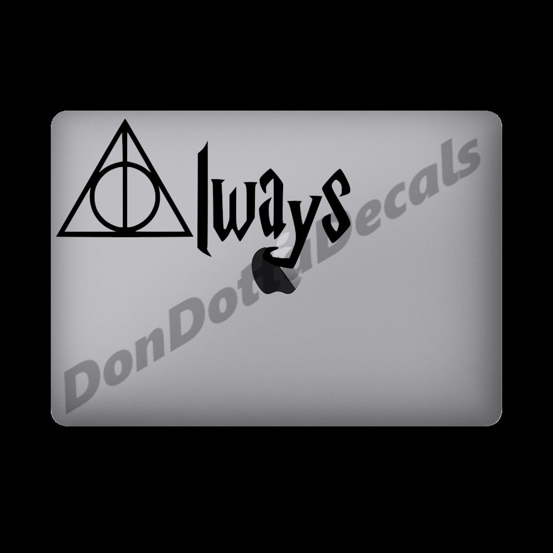 HP Always Deathly Hallows Vinyl Decal Car Decal MacBook Decal - Etsy