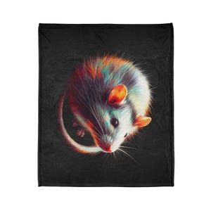 Colorful Geometric Rat Blanket - 3 Sizes - Keep Warm Under This Perfect ...