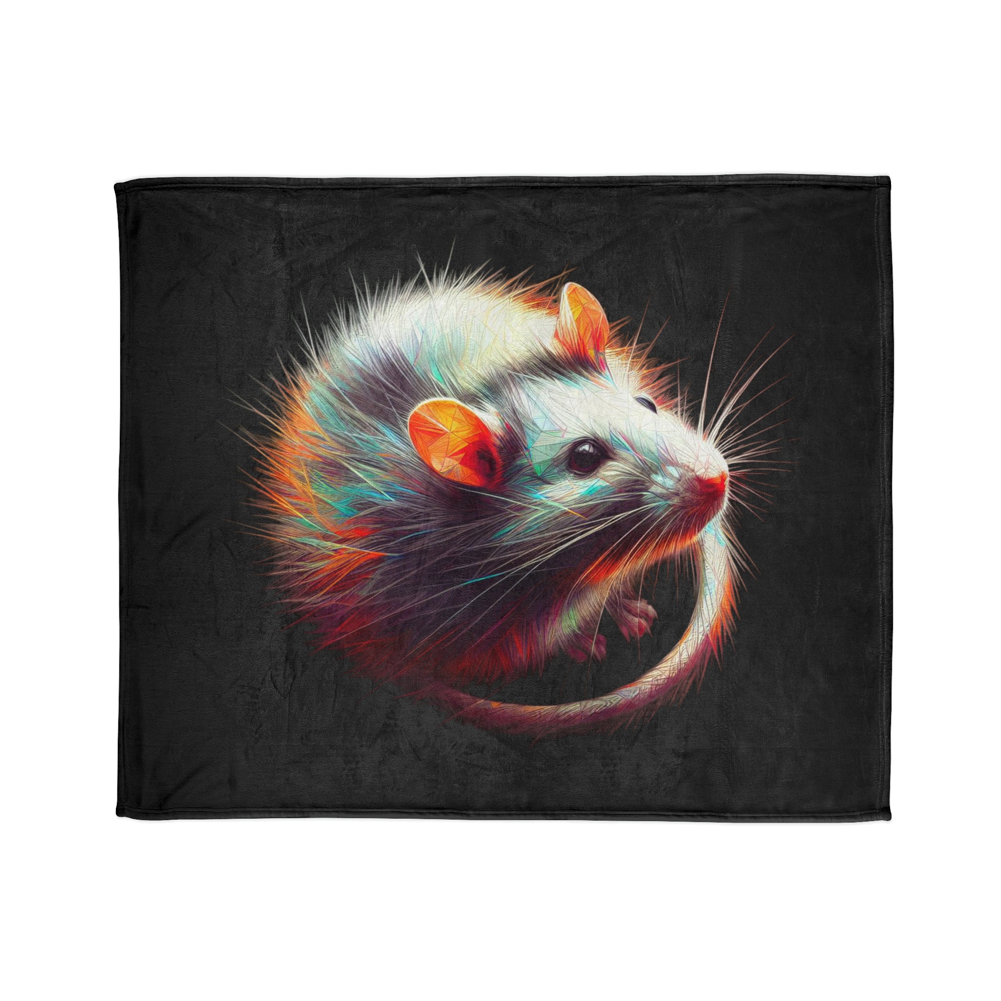 Colorful Geometric Rat Blanket 3 Sizes Keep Warm Under This Perfect ...