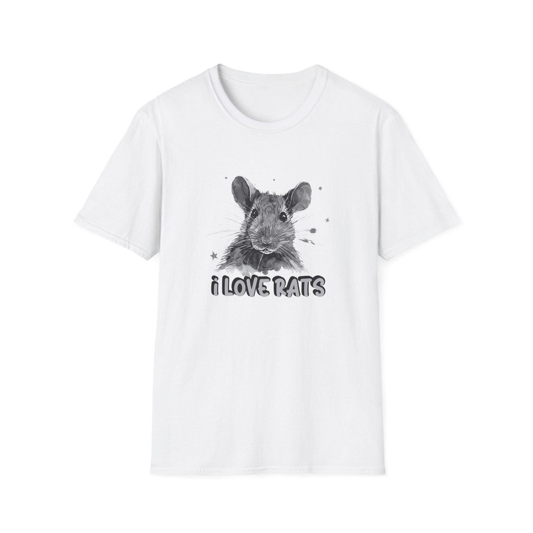 LOVE RATS Rat Tee, Wear This Quirky Ratty Tshirt and Have a Little Fun ...