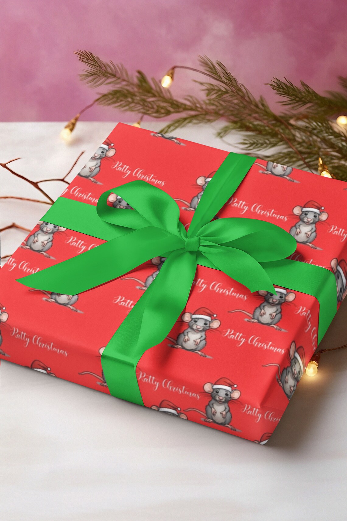 Wish A Merry Ratty Xmas to a Special Friend With This Rat Enthused Gift ...
