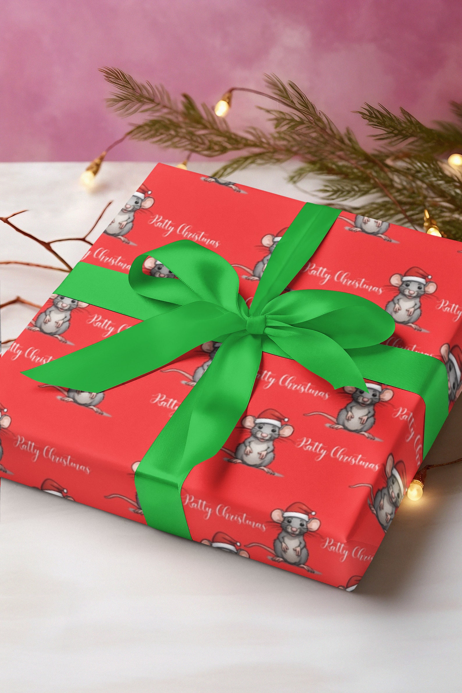 Wish A Merry Ratty Xmas to a Special Friend With This Rat Enthused Gift ...
