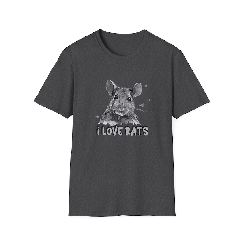 LOVE RATS Rat Tee, Wear This Quirky Ratty Tshirt and Have a Little Fun ...