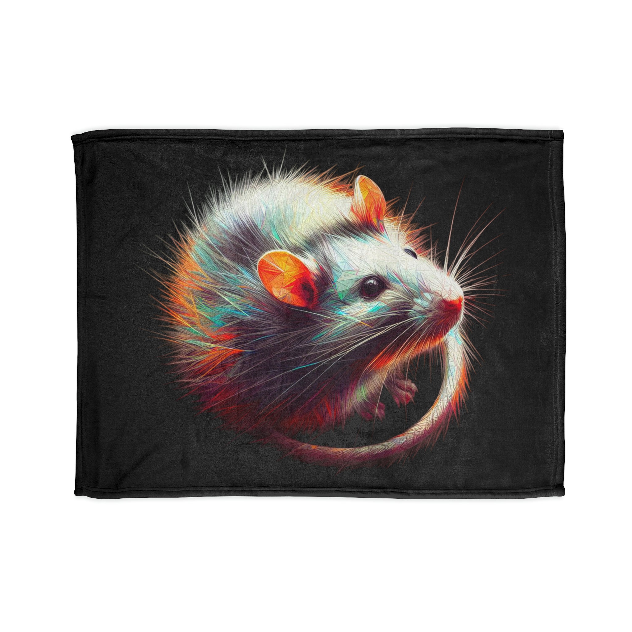 Colorful Geometric Rat Blanket 3 Sizes Keep Warm Under This Perfect ...
