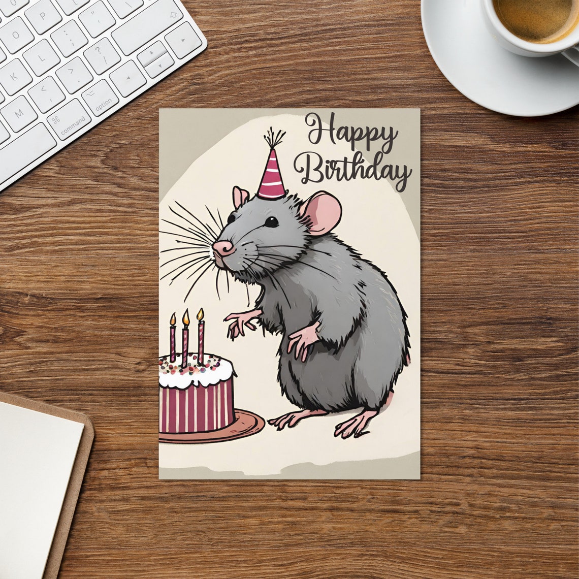 Wish a Happy Birthday to Your Ratty Friend - - an Adorable Rat Birthday ...