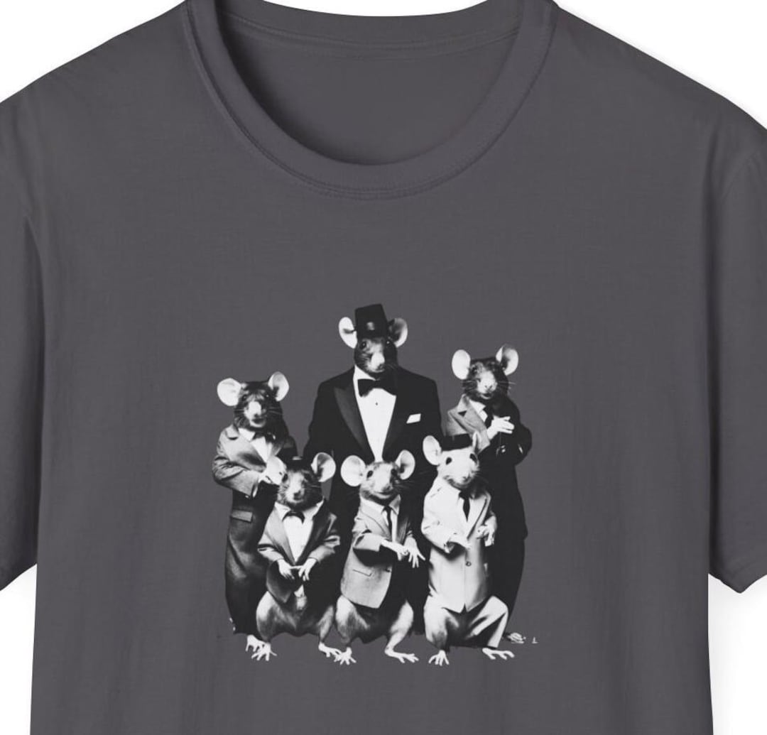 Rats in Suits T-shirt: Funny Rodent Gift - Etsy