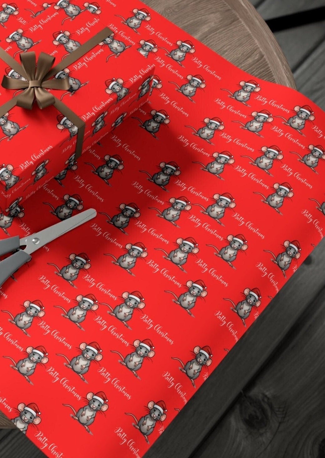 Wish A Merry Ratty Xmas to a Special Friend With This Rat Enthused Gift ...