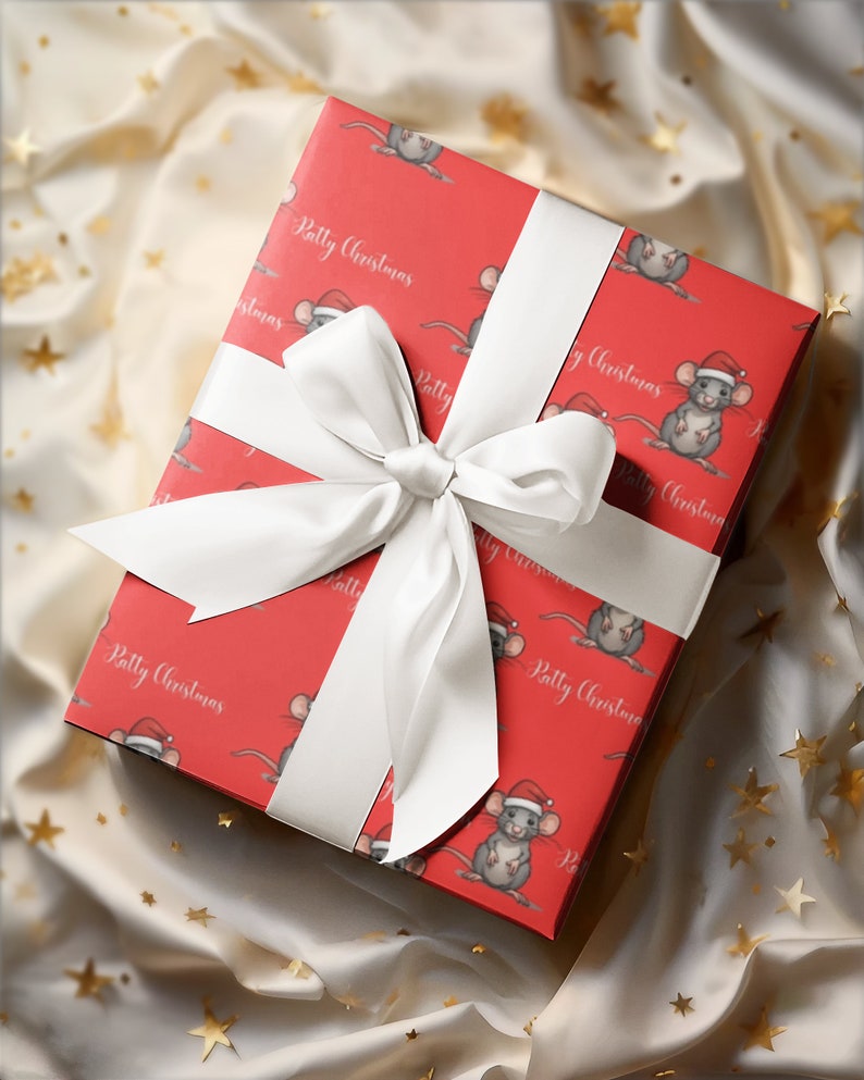 Wish A Merry Ratty Xmas to a Special Friend With This Rat Enthused Gift ...