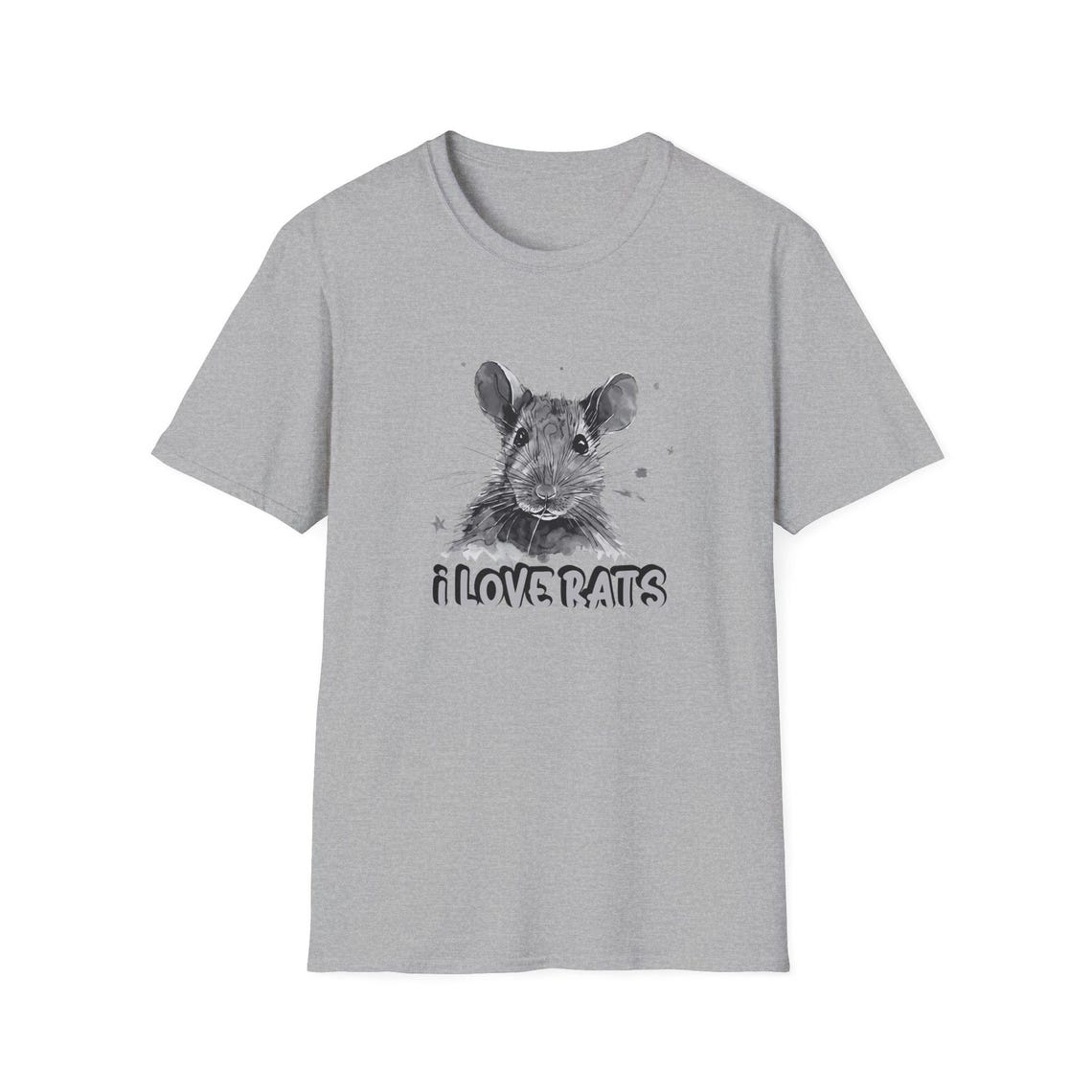 LOVE RATS Rat Tee, Wear This Quirky Ratty Tshirt and Have a Little Fun ...