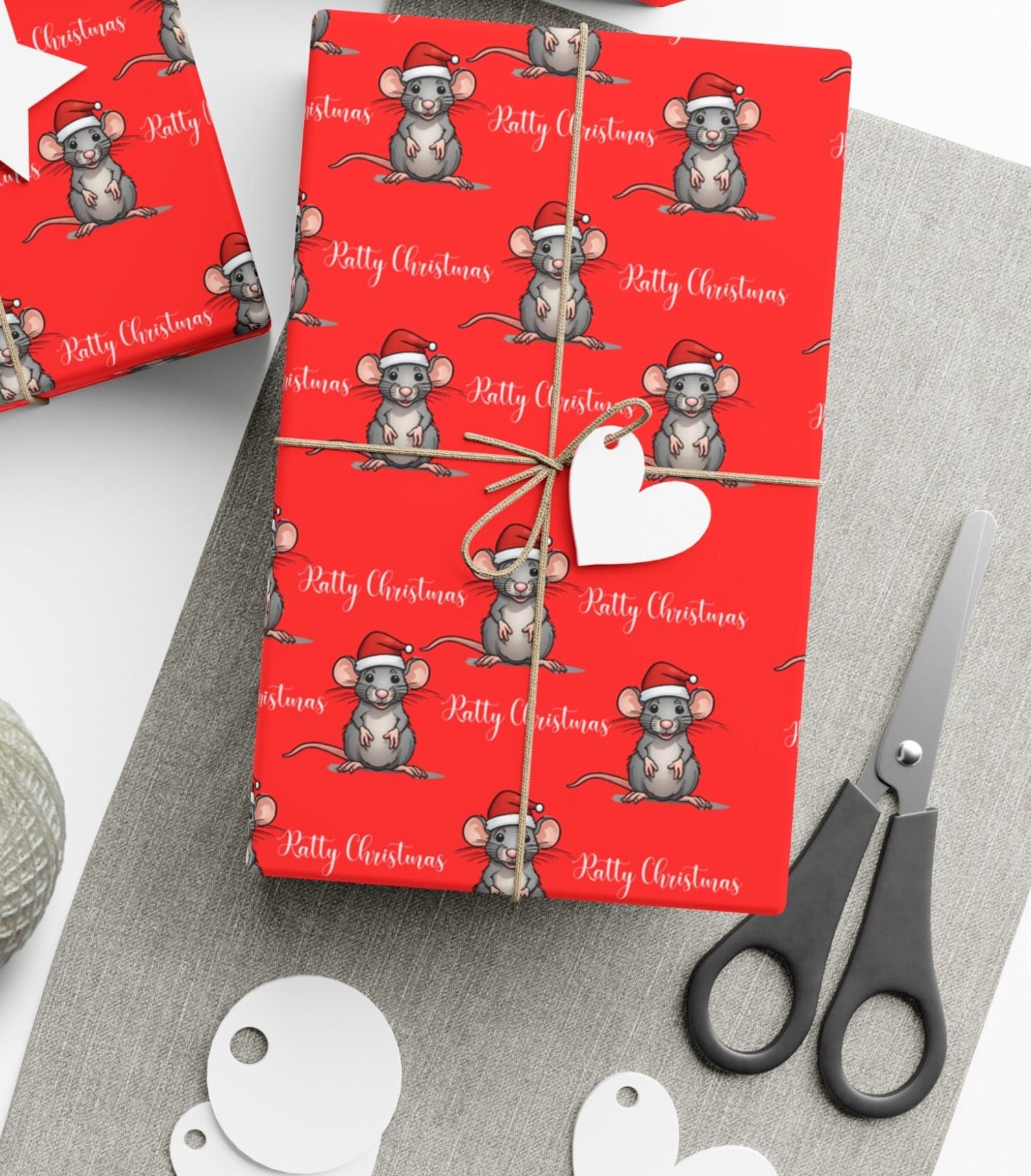 Wish A Merry Ratty Xmas to a Special Friend With This Rat Enthused Gift ...