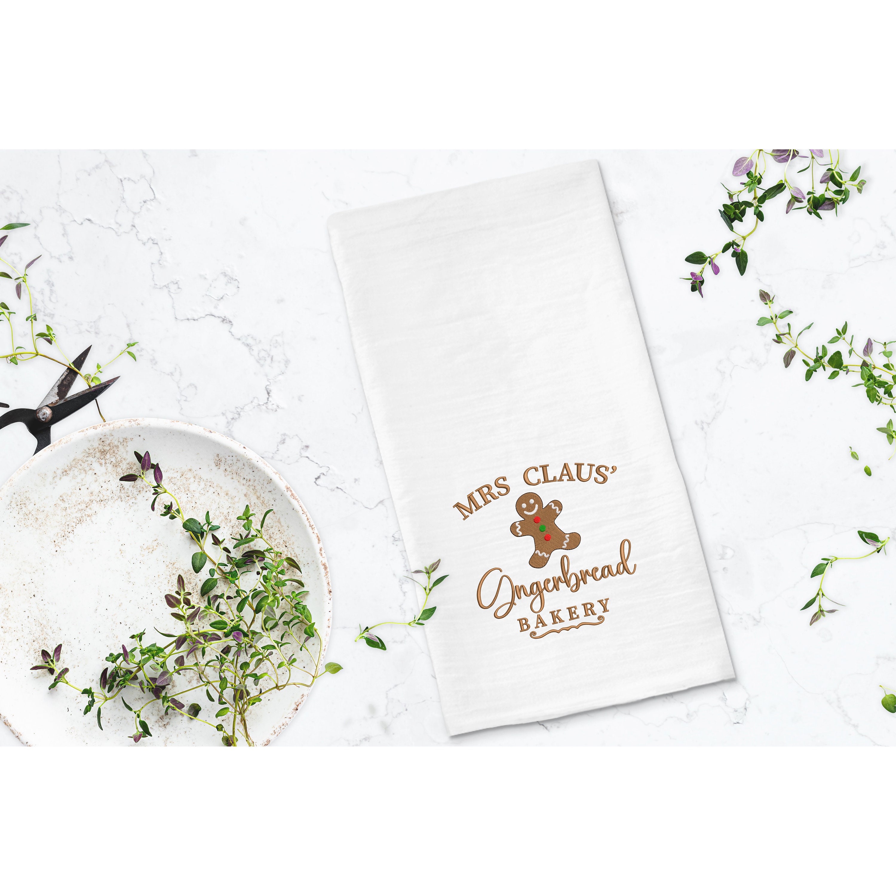 Gingerbread Bakery Embroidery Designs, Christmas Embroidery Designs ...