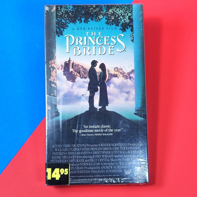 The Princess Bride VHS 1987 Nelson Entertainment Watermark New Sealed ...