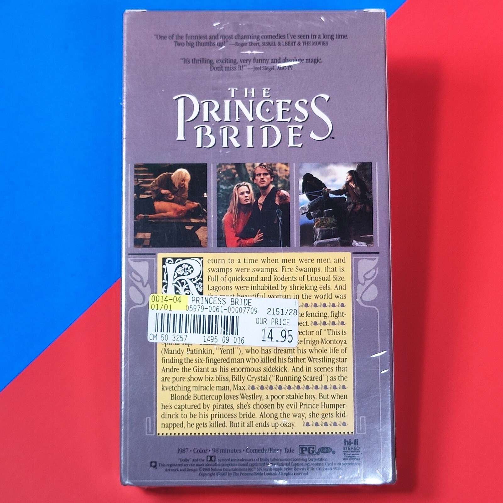 The Princess Bride VHS 1987 Nelson Entertainment Watermark New Sealed ...