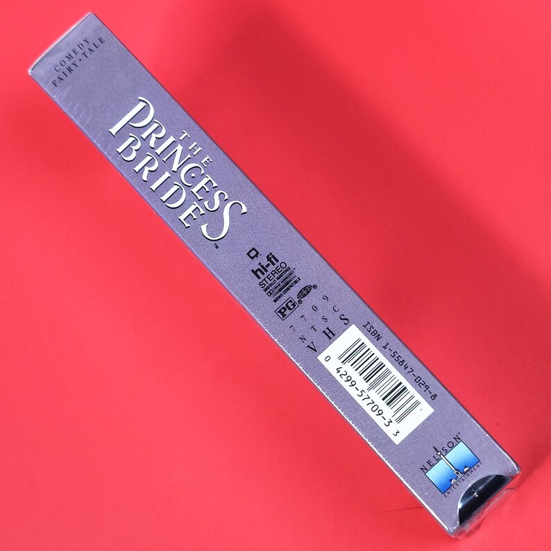 The Princess Bride VHS 1987 Nelson Entertainment Watermark New Sealed ...