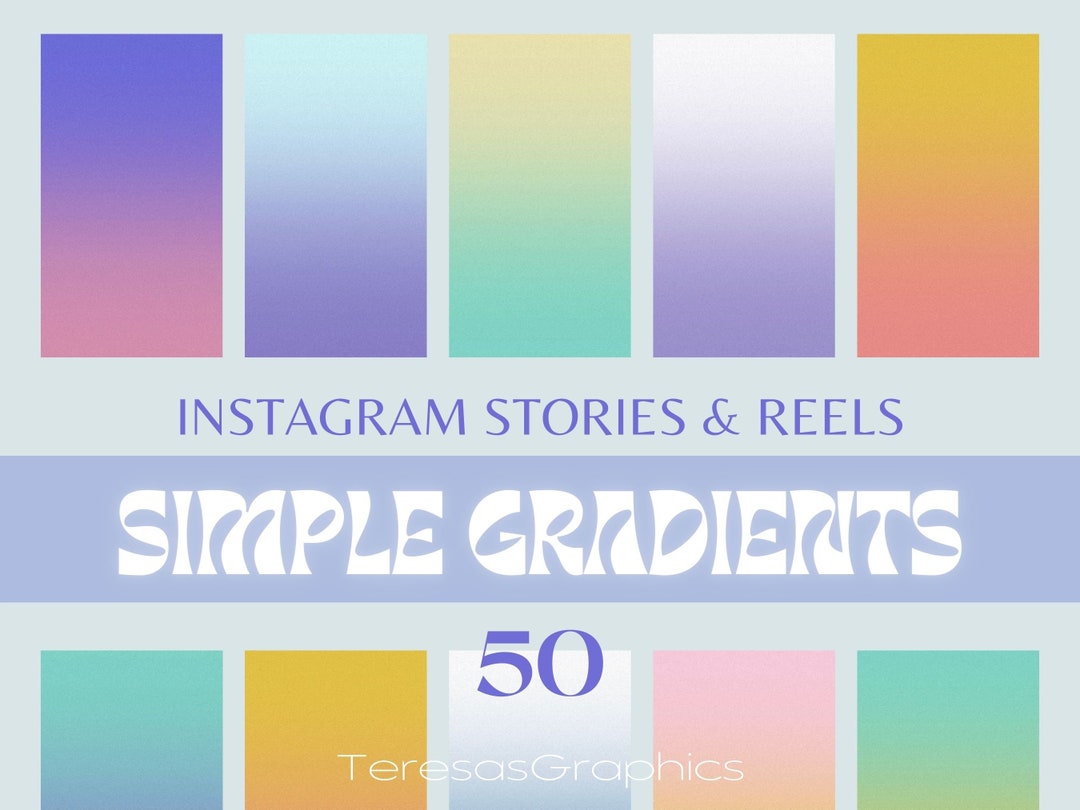 50 Simple Gradients Collection Digital Wallpaper Background - Etsy