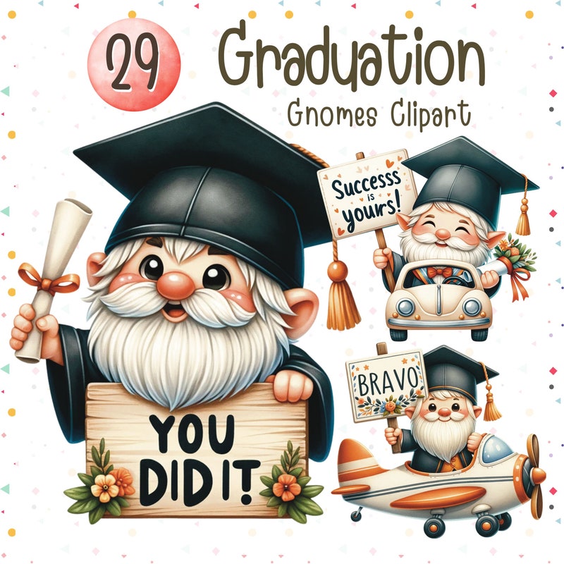 Graduation Gnomes - Etsy
