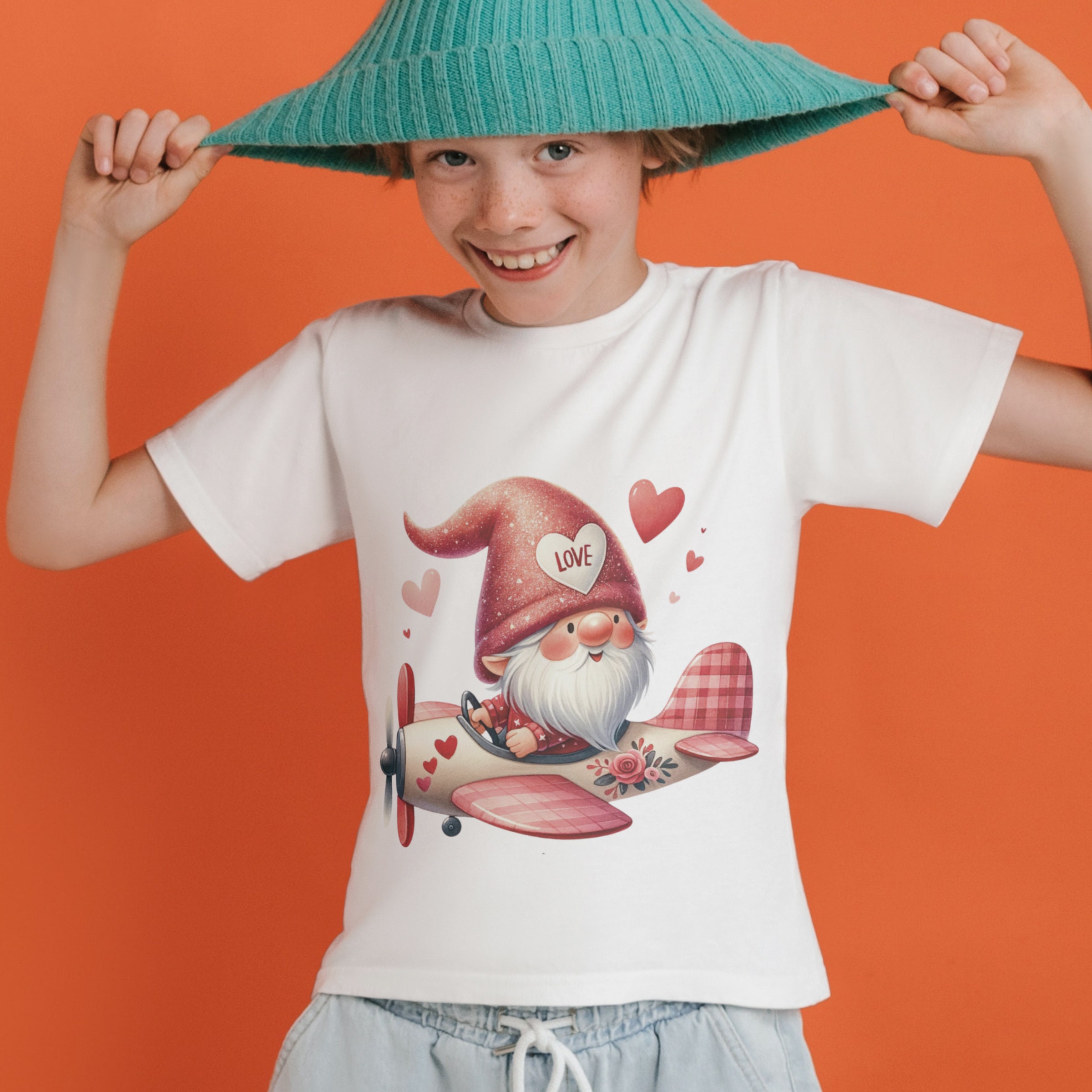 Watercolor Valentine Gnomes PNG Clipart, Valentine's Day PNG ...