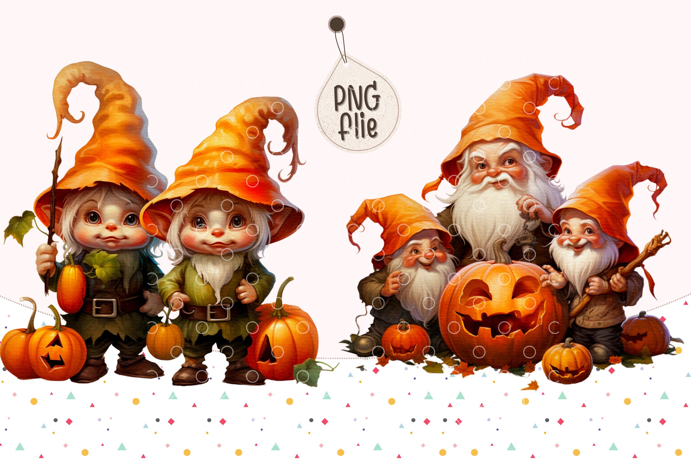 Autumn Clipart Cozy Autumn Elf Autumn Elves Clipart - Etsy