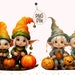 Autumn Clipart Cozy Autumn Elf Autumn Elves Clipart - Etsy