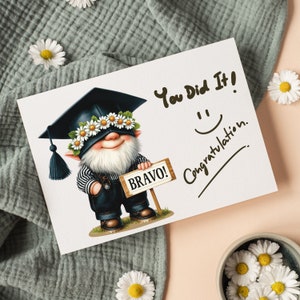 Graduation Gnome Clipart, Congratulations Png, Congratulations Gnomes ...