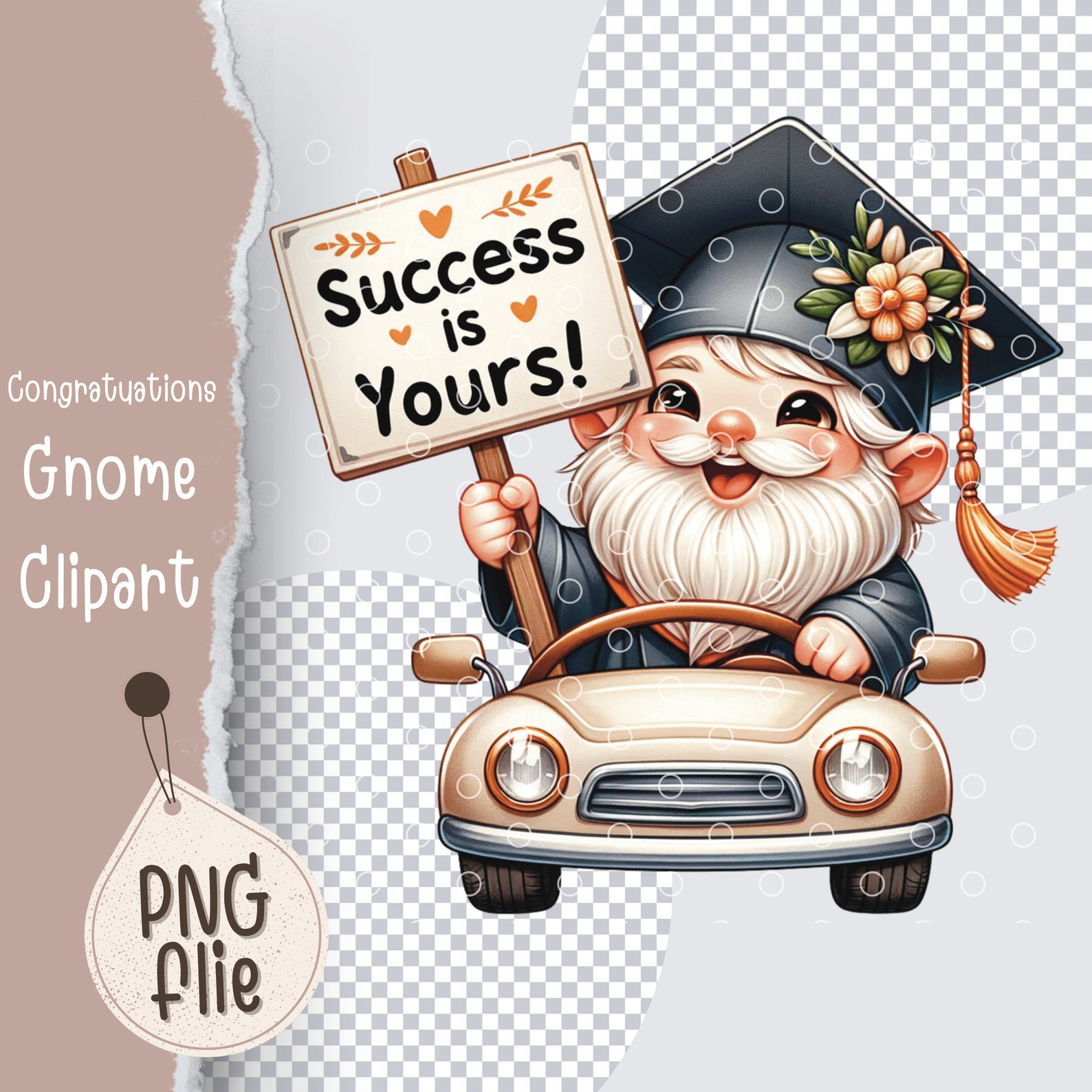 Graduation Gnome Clipart, Congratulations Png, Congratulations Gnomes ...