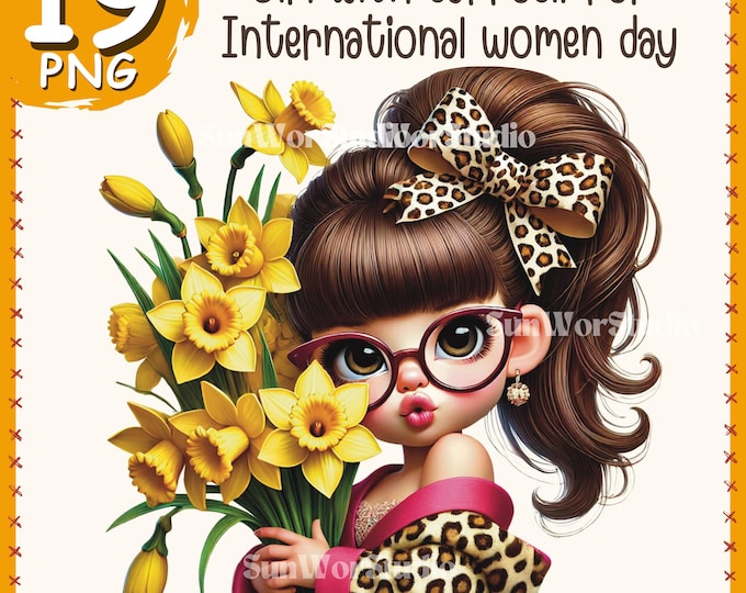Women's Day Clipart, International Women's Day Clipart, 8th of March ...