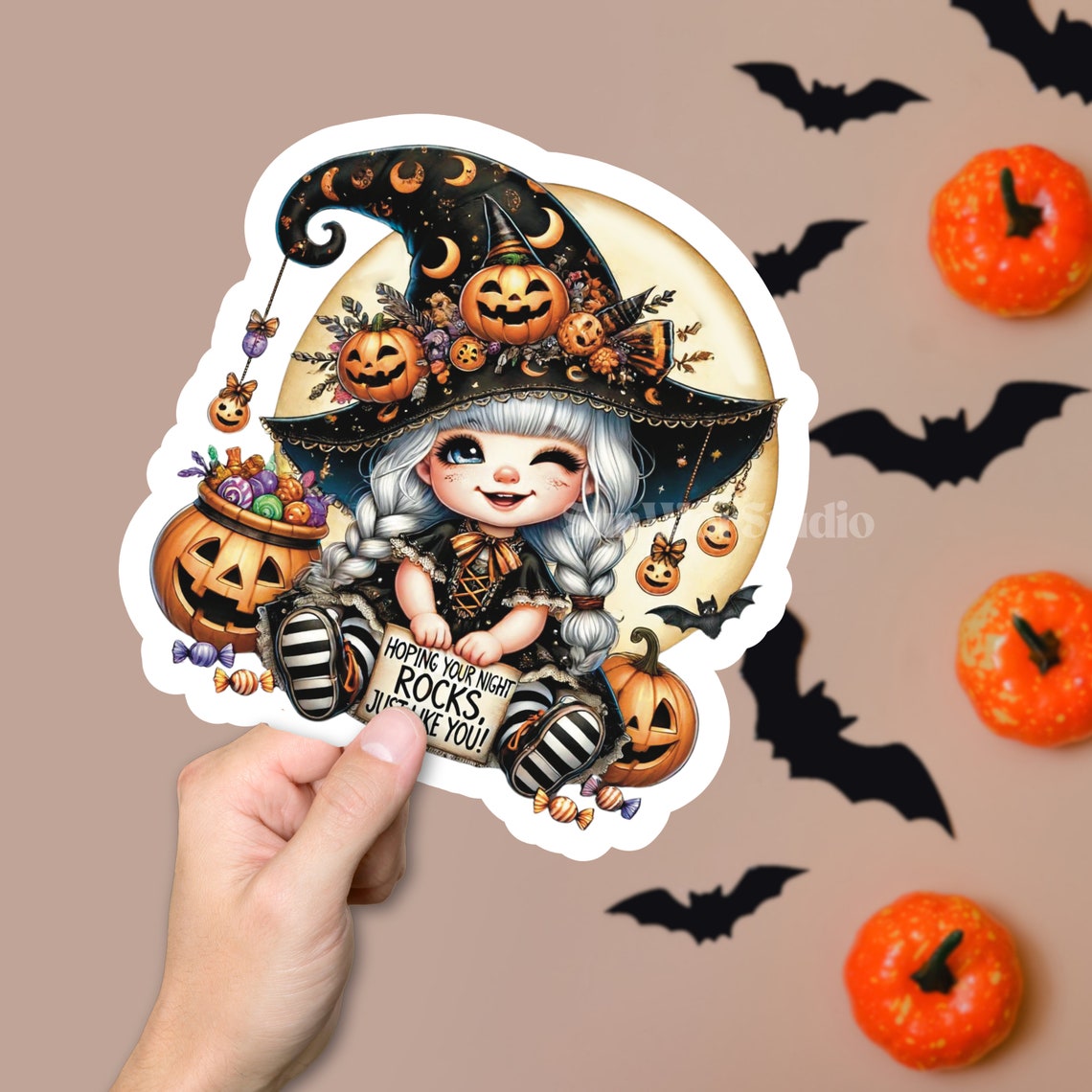 Halloween Girl Watercolor Clipart: Costume PNG, Fantasy Art (digital ...