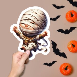 Watercolor Halloween Mummy Clipart, Halloween PNG, Cute Halloween ...