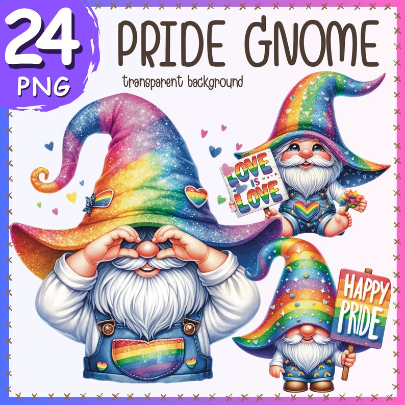LGBT Gnome PNG Pride Month Gnome PNG, Pride Gnome Clipart,pride ...