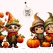 Autumn Clipart Cozy Autumn Elf Autumn Elves Clipart - Etsy