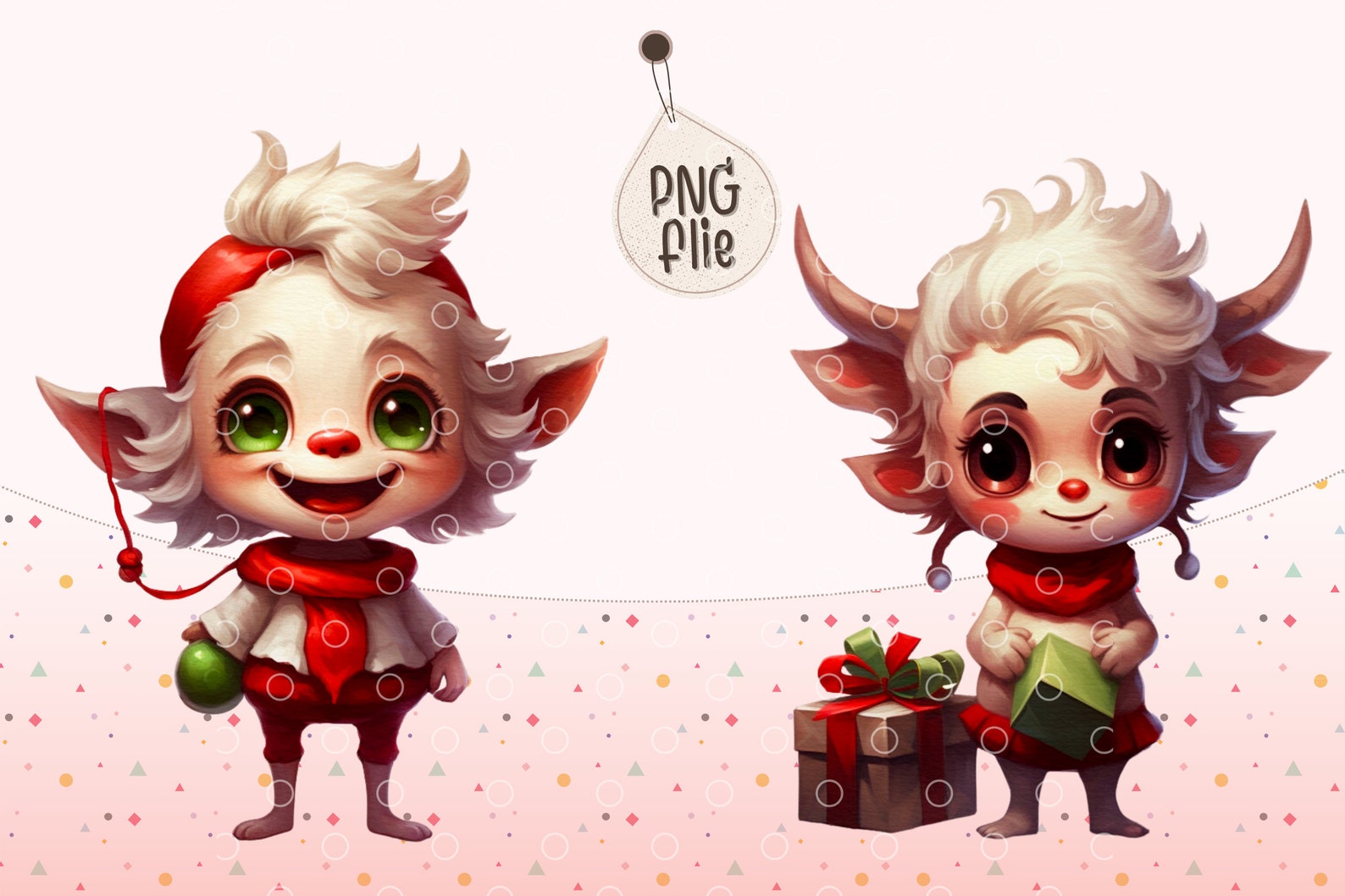 Christmas Clipart, Reindeer Clipart, Christmas Reindeer PNG, Santa ...