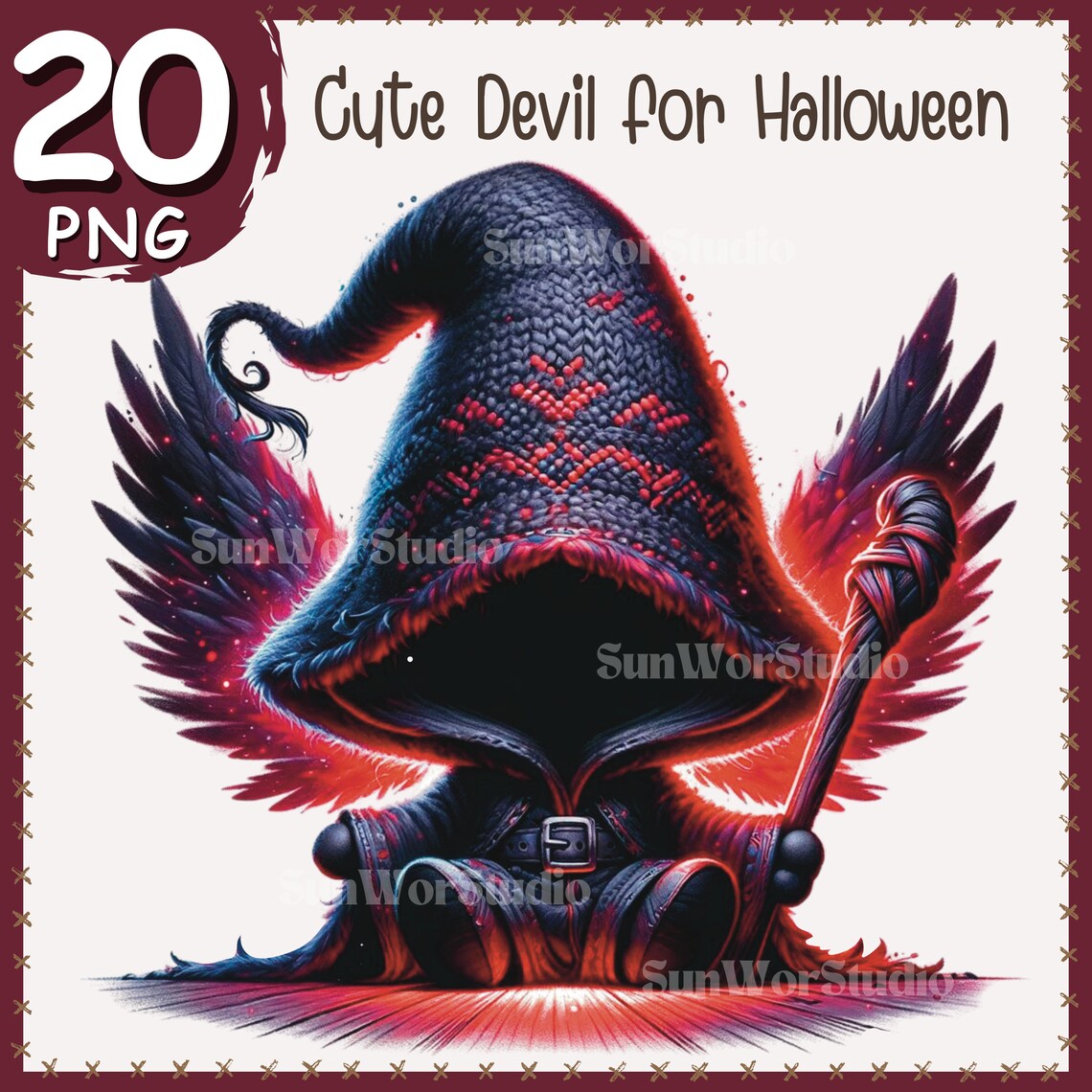 Devil PNG Clipart, Cartoon Devils Images Bundle, Sublimation Design ...
