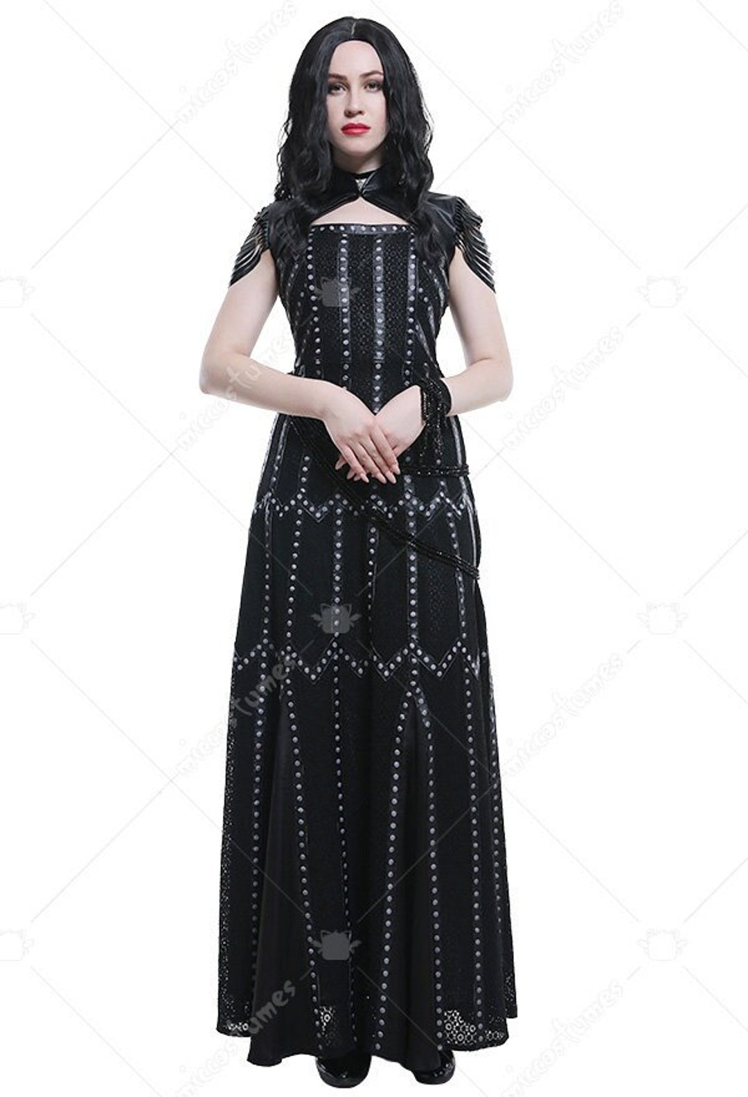 The Witcher Yennefer Cosplay Costume Medieval Retro Elegant Dress ...