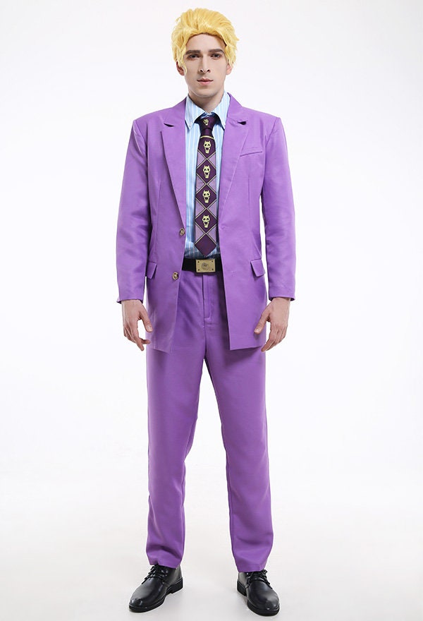 Jojos Diamond is Unbreakable Yoshikage Killer Uniform Cosplay Costume ...
