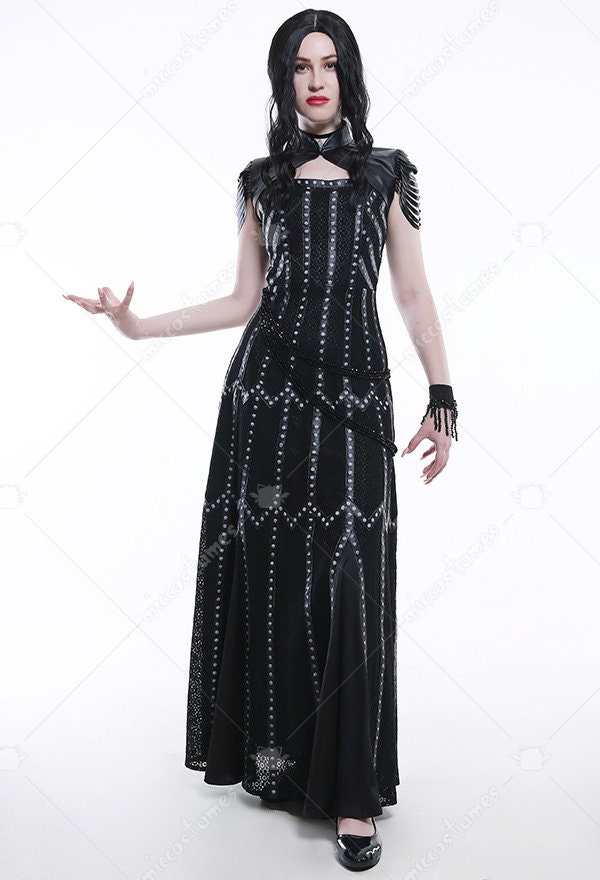 The Witcher Yennefer Cosplay Costume Medieval Retro Elegant Dress ...
