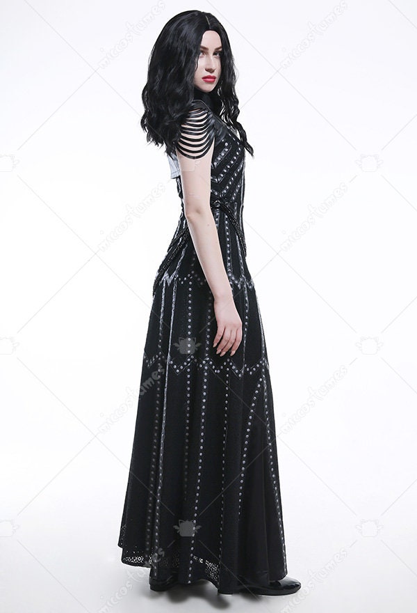 The Witcher Yennefer Cosplay Costume Medieval Retro Elegant Dress ...