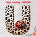 Leopard Ladybug Alphabet, Ladybug Alphabet, Leopard Clipart, Ladybug ...