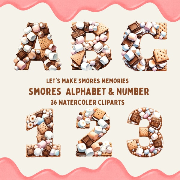 Smore Clipart - Etsy