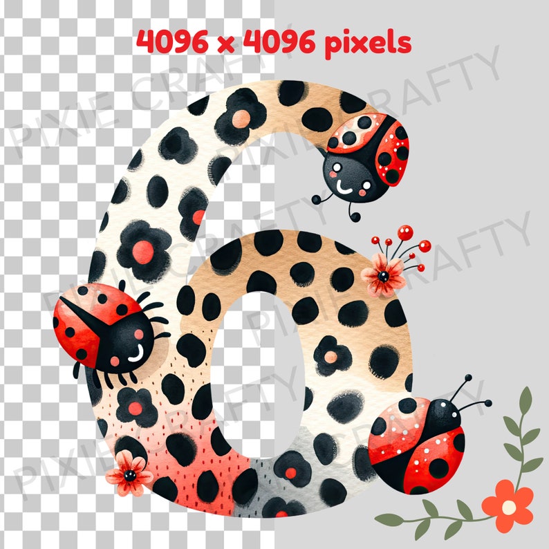 Leopard Ladybug Alphabet, Ladybug Alphabet, Leopard Clipart, Ladybug ...