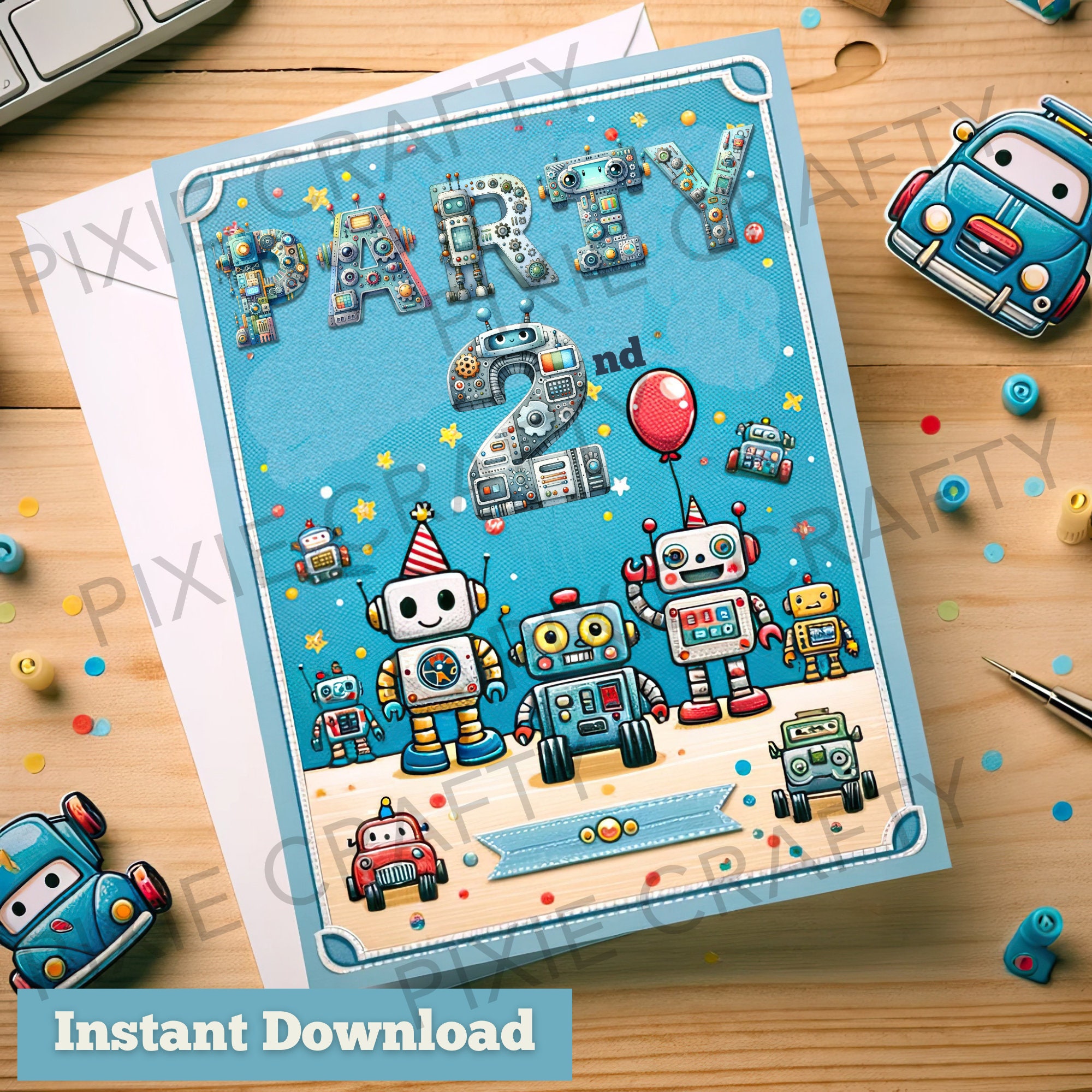 Robot Alphabet Clipart: Kid's Number PNG Set (digital Download) - Etsy