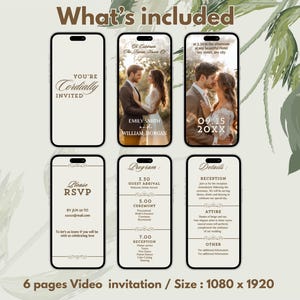 Wedding Video Invitation, Animated Wedding Invitation, Animated Card ...