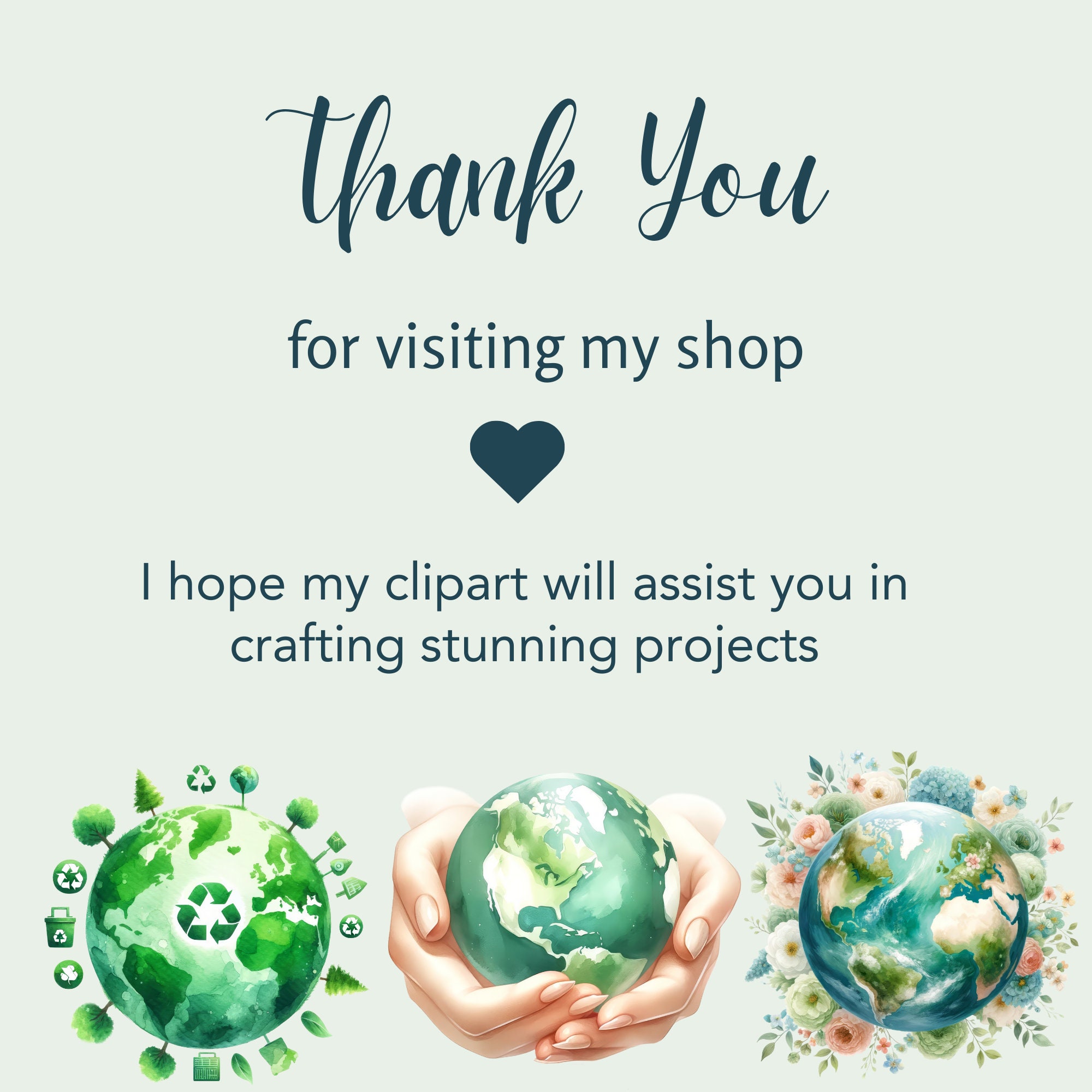 Watercolor Earth Day Design, Eco-friendly Clipart, Watercolor Recycling ...