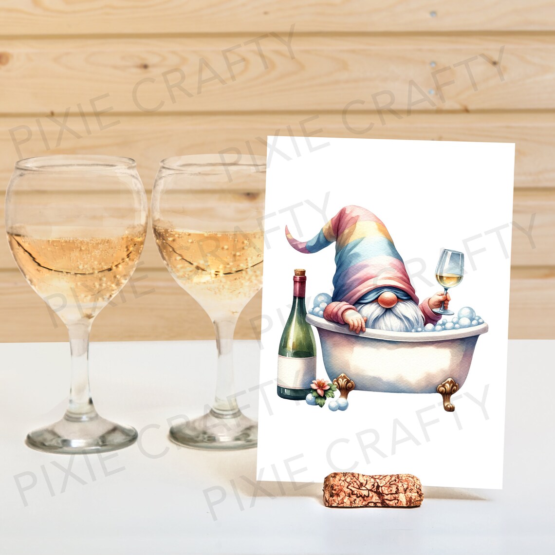 Bath Tub Gnomes Clipart, Watercolor Gnome PNG, Bathtub Bubble Soap Watercolor, Bubble Bath, Duck ...