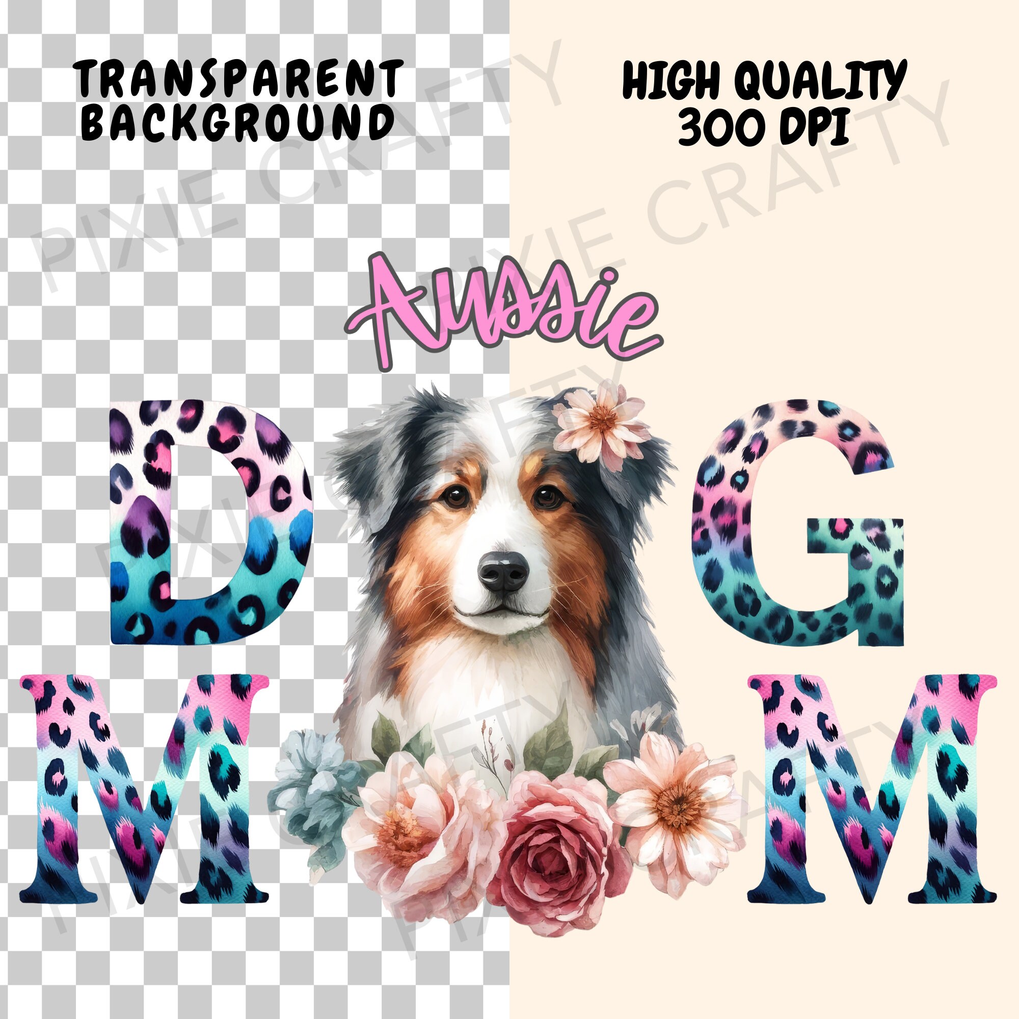 Aussie Mom PNG, Aussie MAMA Png, Dog Png, Australian Shepherd Dog Gifts ...