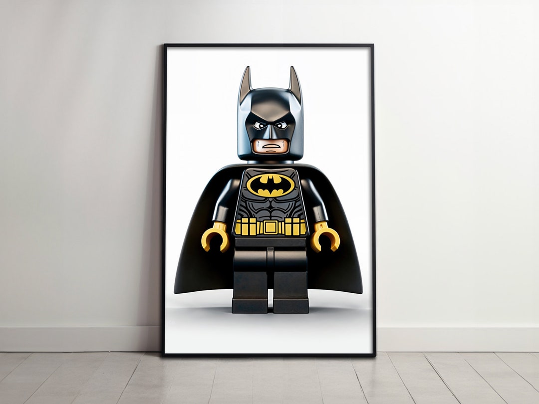 Lego Batman Poster Print Superhero Wall Art Kids Room Decor - Etsy