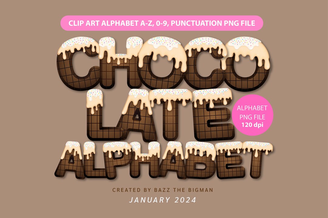 Vanilla Chocolate Bar Alphabet Png File, Clip Art Alphabet Png ...